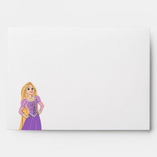 Disney Princess Rapunzel Birthday Envelope | Zazzle