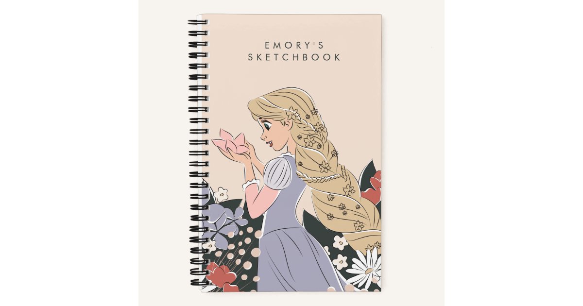 Disney Princess Rapunzel | Sketchbook Notebook | Zazzle