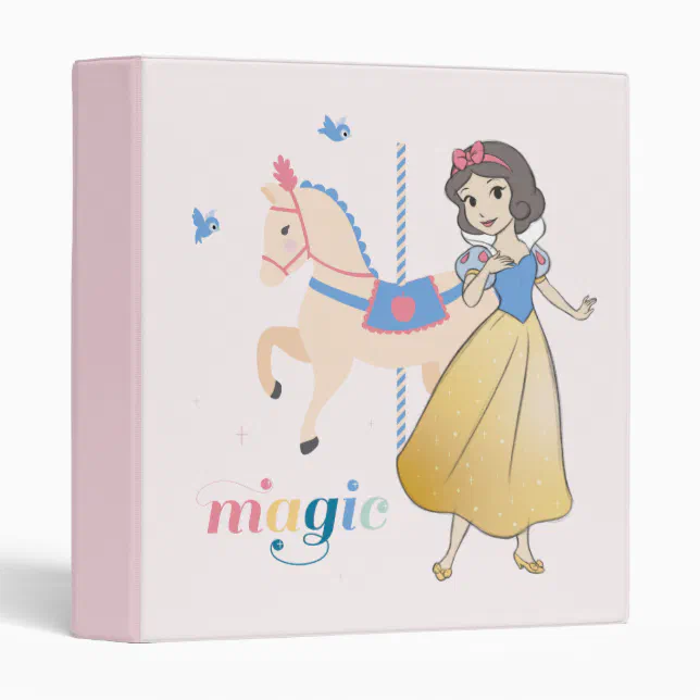 Disney Princess Snow White | Carousel Magic 3 Ring Binder | Zazzle