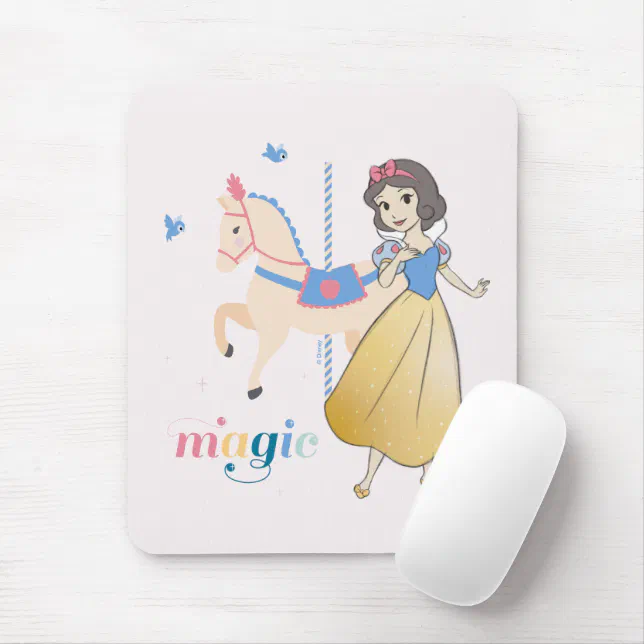 Disney Princess Snow White | Carousel Magic Mouse Pad | Zazzle