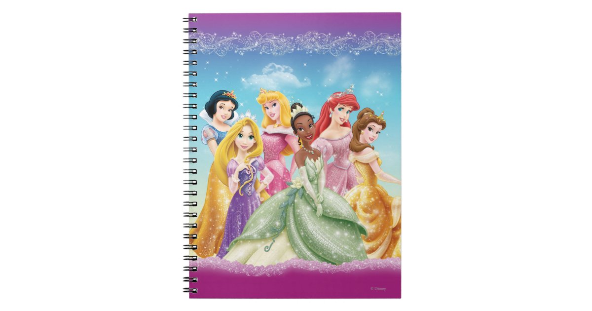 Disney Princess | Tiana Featured Center Notebook | Zazzle