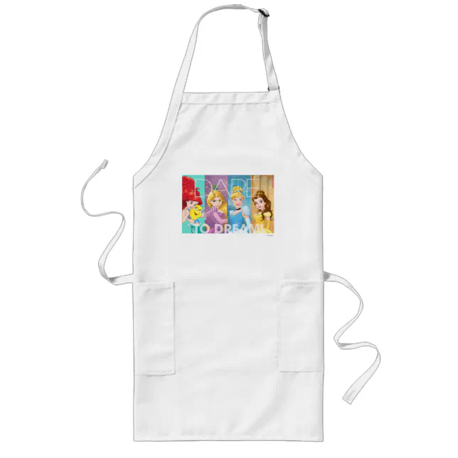 Disney Princesses | Dare To Dream Long Apron | Zazzle