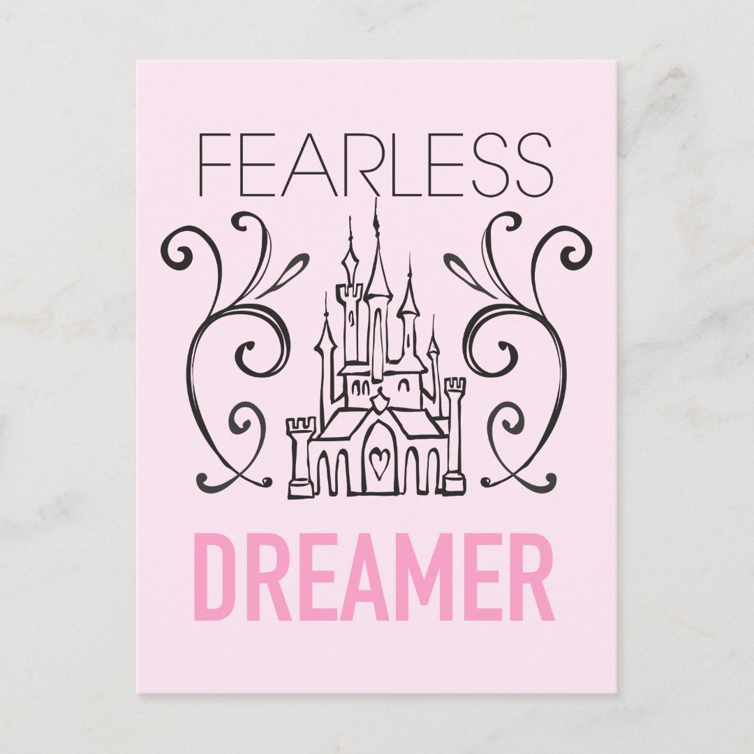 Disney Princesses | Fearless Dreamer Postcard | Zazzle