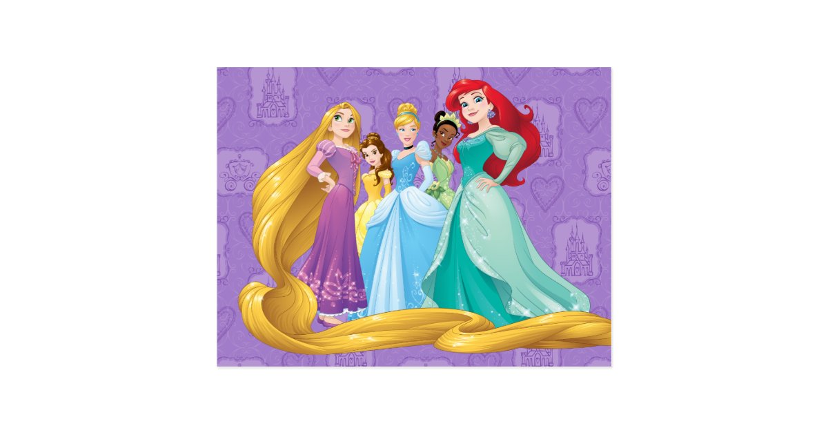 Disney Princesses | Fearless Is Fierce Postcard | Zazzle.com
