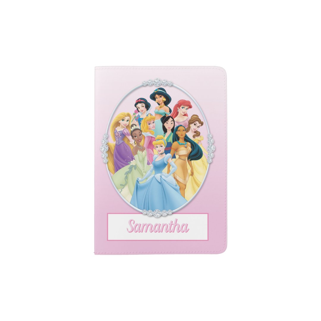 Disney Princesses - Name Passport Holder | Zazzle