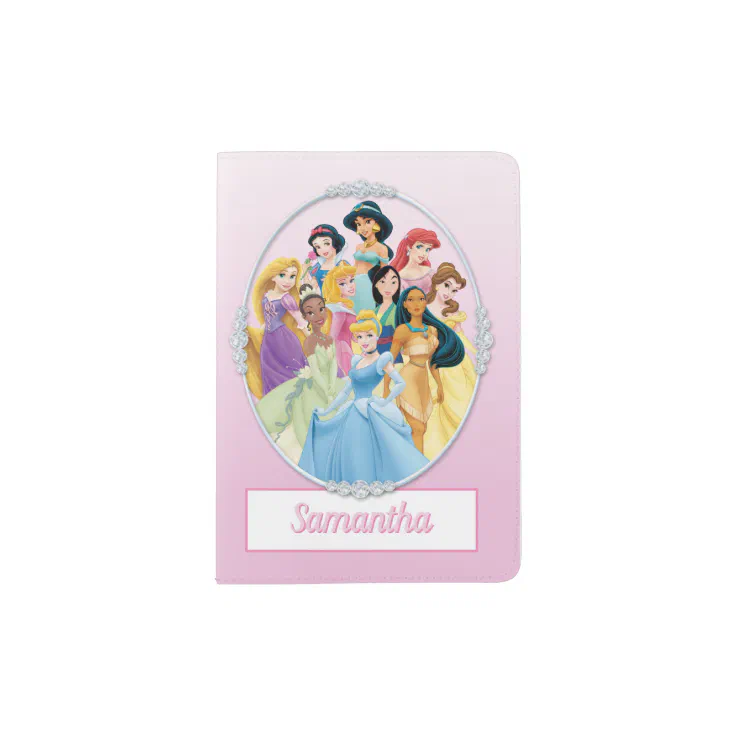 Disney Princesses - Name Passport Holder | Zazzle