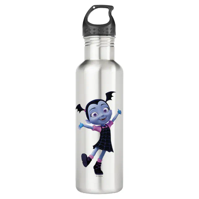 Disney | Vampirina - Cute Ballerina Vampire Water Bottle | Zazzle