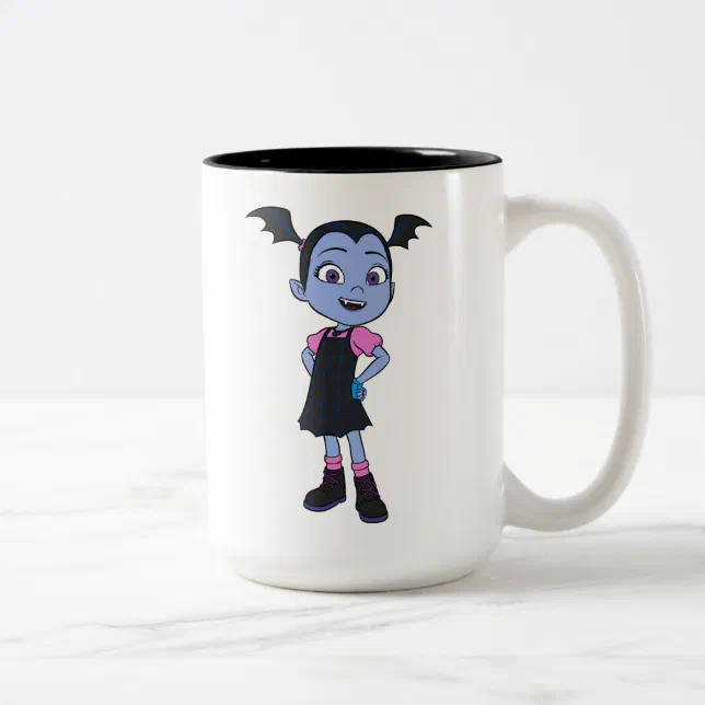 Disney | Vampirina - Vee - Cute Gothic Two-Tone Coffee Mug | Zazzle