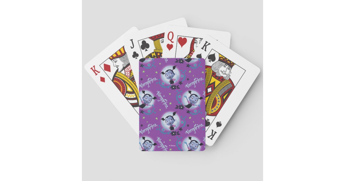 Disney | Vampirina - Vee - Gothic Playing Cards | Zazzle