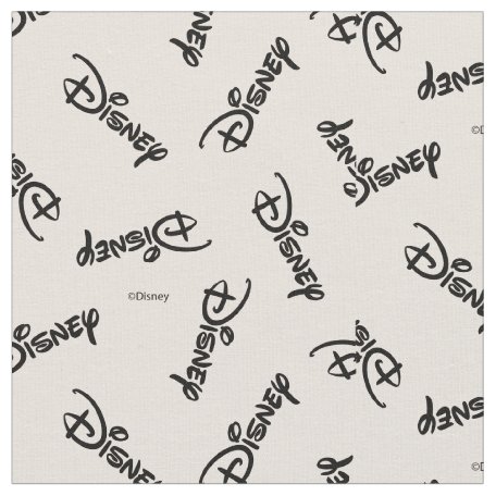 Disney Alphabet Mania Pattern Fabric | Zazzle