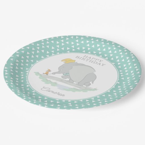 Disney's Dumbo 1st Birthday Paper Plates | Zazzle