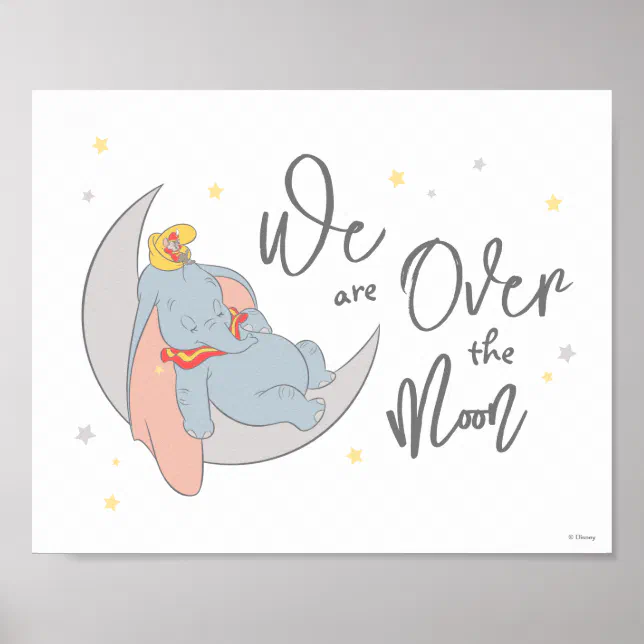 Disney's Dumbo | Over the Moon Poster | Zazzle