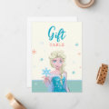 Disney's Elsa from Frozen Girls Birthday Note Card | Zazzle