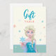Disney's Elsa from Frozen Girls Birthday Note Card | Zazzle