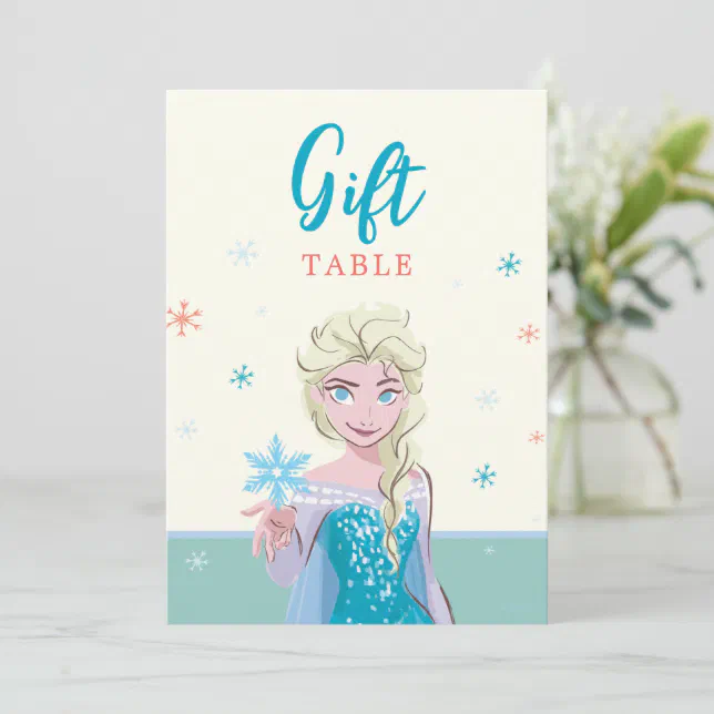 Disney's Elsa from Frozen Girls Birthday Note Card | Zazzle