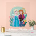 Disney's Frozen Anna & Elsa Birthday Welcome Acrylic Sign | Zazzle