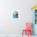 Disney's Frozen Anna & Elsa Birthday Welcome Poster | Zazzle