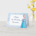 Disney's Frozen Elsa Birthday Card | Zazzle