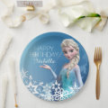 Disney's Frozen Elsa Birthday Paper Plates | Zazzle