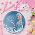 Disney's Frozen Elsa Birthday Paper Plates | Zazzle