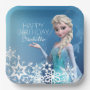 Disney's Frozen Elsa Birthday Paper Plates | Zazzle