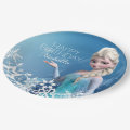 Disney's Frozen Elsa Birthday Paper Plates | Zazzle