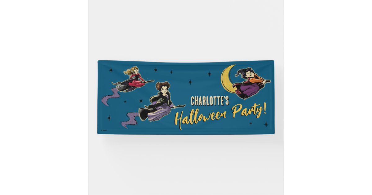 Disney's Hocus Pocus Halloween Party Banner | Zazzle