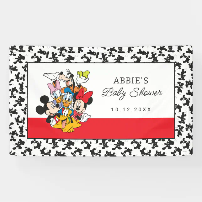 Disney's Mickey and Friends Baby Shower Banner | Zazzle