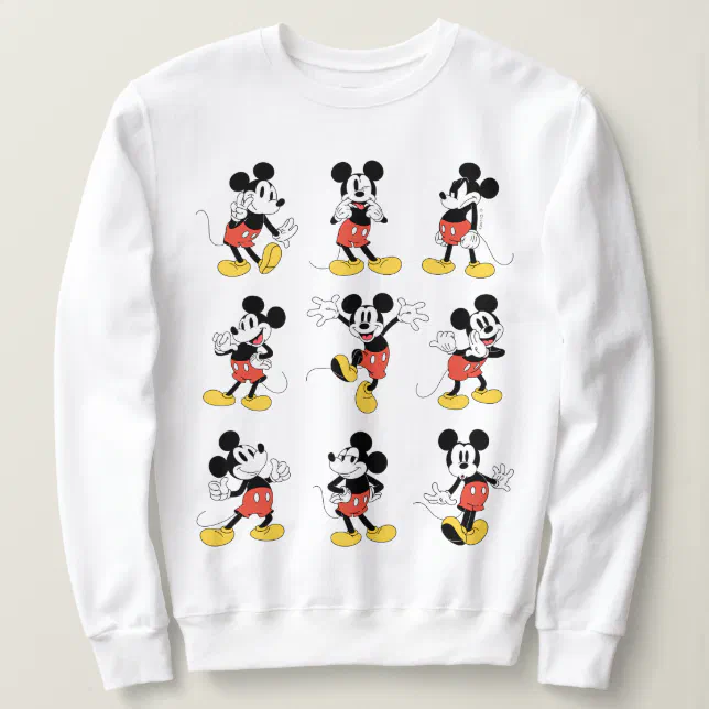 Disney's Mickey Mouse Emotions Sweatshirt | Zazzle