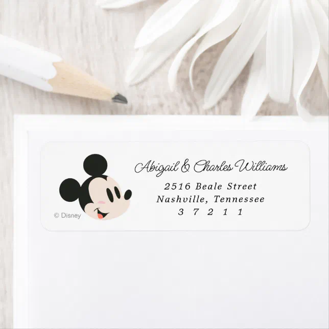 Disney's Mickey Mouse Sunshine Baby Shower Label | Zazzle