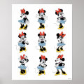 Disney's Minnie Mouse Emotions Poster | Zazzle