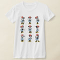 Disney's Minnie Mouse Emotions T-Shirt | Zazzle