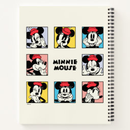 Disney's Minnie Mouse Grid Notebook | Zazzle