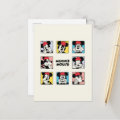 Disney's Minnie Mouse Grid Postcard | Zazzle