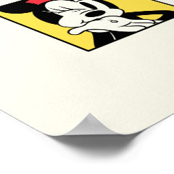 Disney's Minnie Mouse Grid Poster | Zazzle