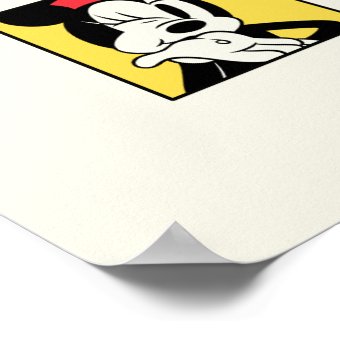 Disney's Minnie Mouse Grid Poster | Zazzle