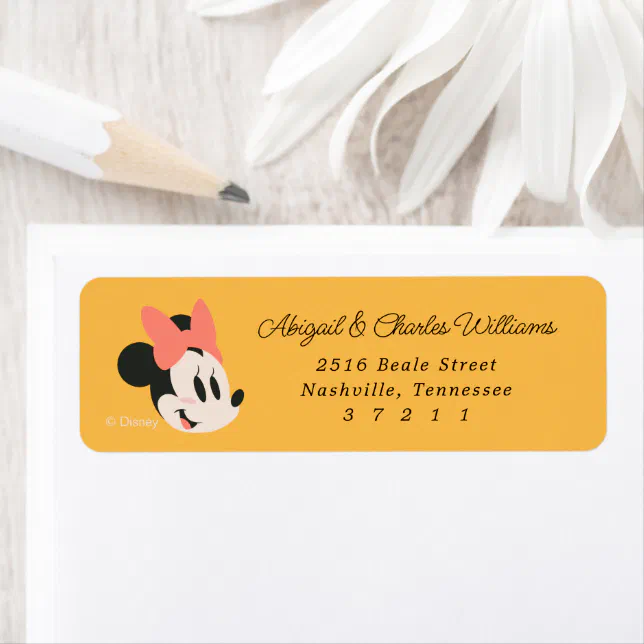 Disney's Minnie Mouse Sunshine Baby Shower Label | Zazzle