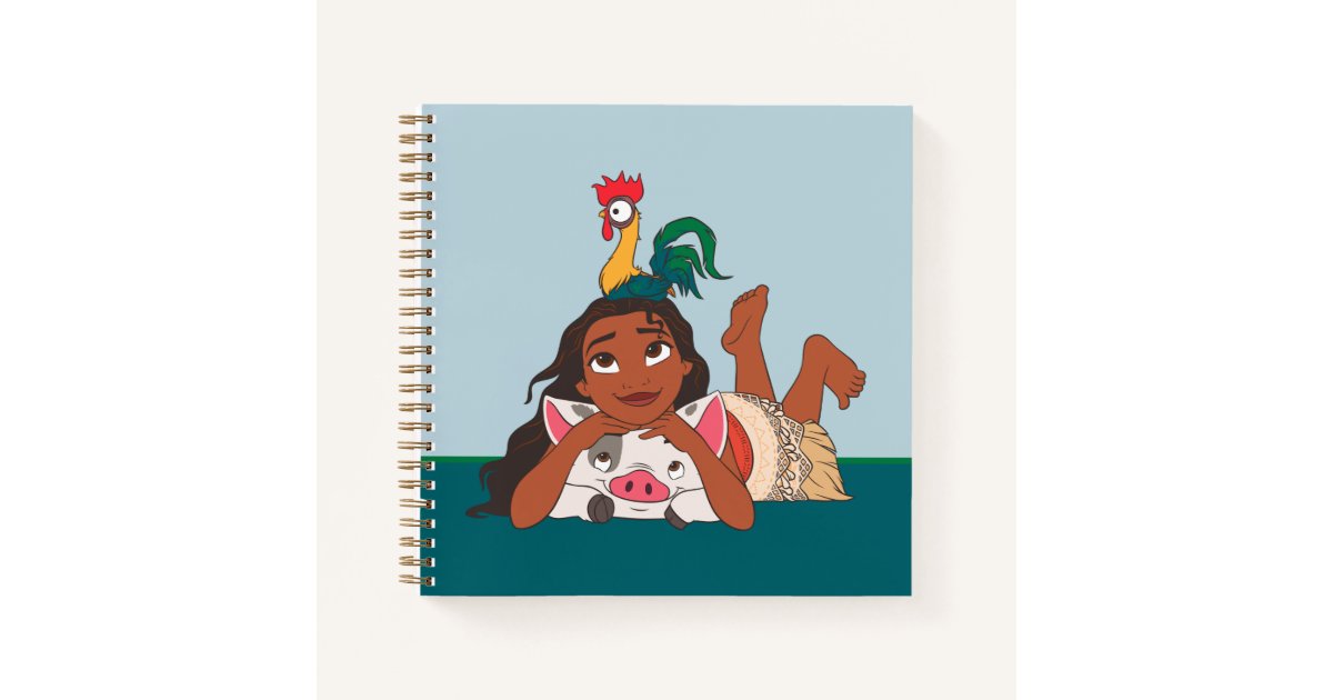 Disney's Moana | Moana & Friends Notebook | Zazzle