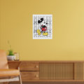 Disney's Retro Mickey Mouse Graphic Poster | Zazzle