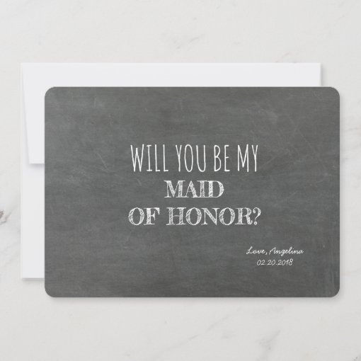 Disorganized / Funny Bridesmaid / Maid of Honor Invitation | Zazzle