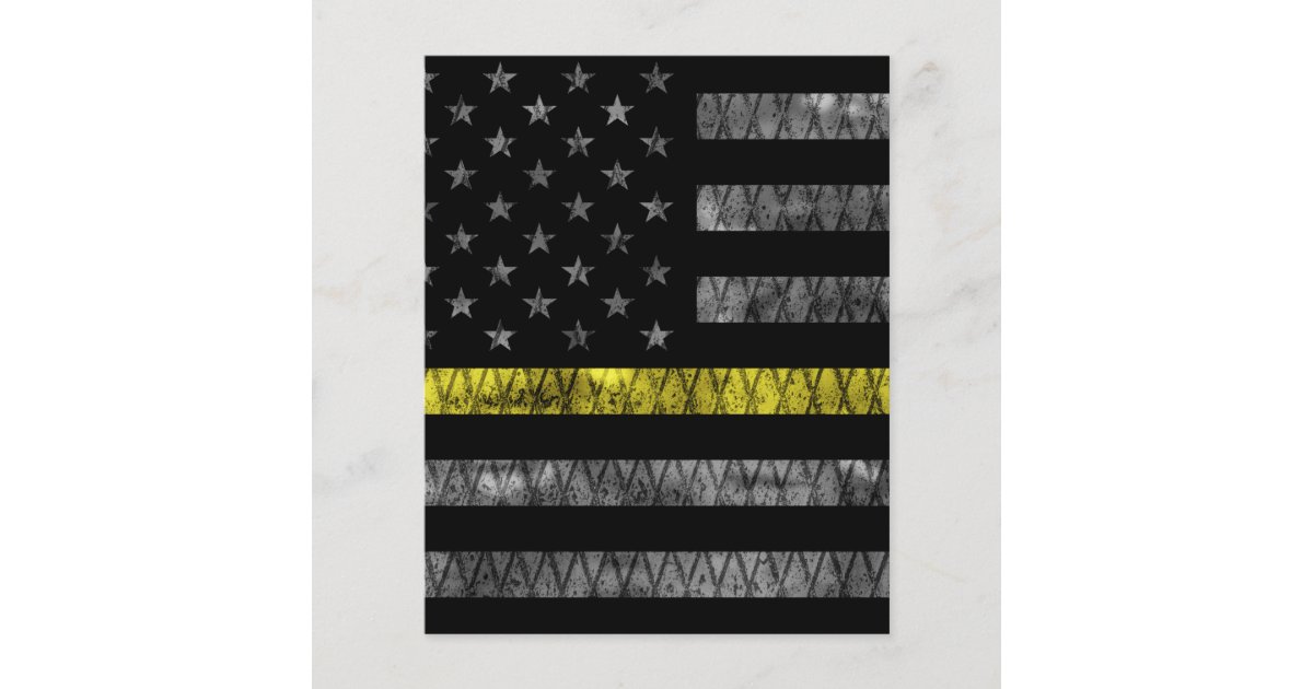 Dispatcher Thin Yellow Line Flag Flyer | Zazzle