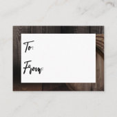 Display Bridal Shower Gift Card Wood Barrel Card | Zazzle