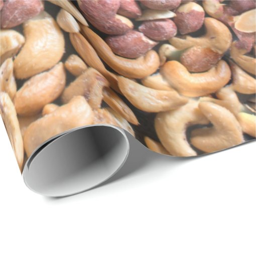 Display of Assorted Nuts Wrapping Paper | Zazzle