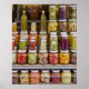 Display of pickled fruits and vegetables. poster | Zazzle