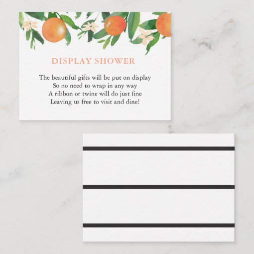 Display Shower Request Matching Invitation | Zazzle