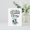 Distance Learning Student Encouragement Postcard | Zazzle
