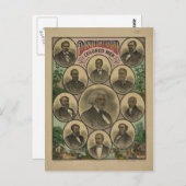 Distinguished Colored Men Frederick Douglass 1883 Postcard | Zazzle