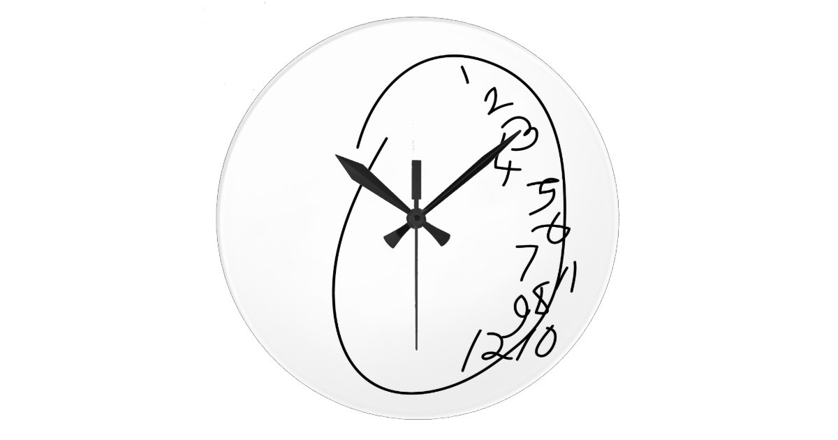 Distorted Clock Face | Zazzle.com