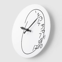Distorted Clock Face | Zazzle