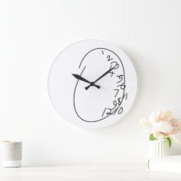 Distorted Clock Face | Zazzle